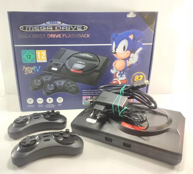 KONSOLA SEGA MEGA DRIVE FLASHBACK 82 GRY - 13263117298 - oficjalne ...