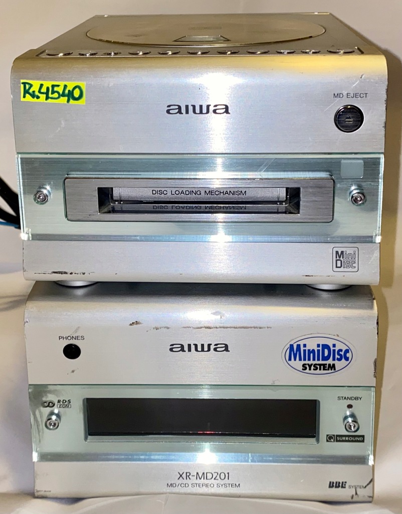 MINI WIEZA AIWA XR-MD201 MD/CD/FM/LW/MW AUX R.4540 - 13193288141 ...