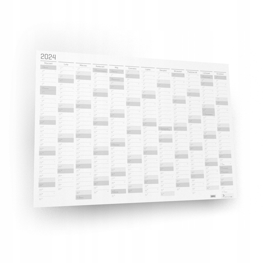 PLANER ROCZNY 2024 SUCHOŚCIERALNY SCANDI A0 - 12940287620 - oficjalne ...
