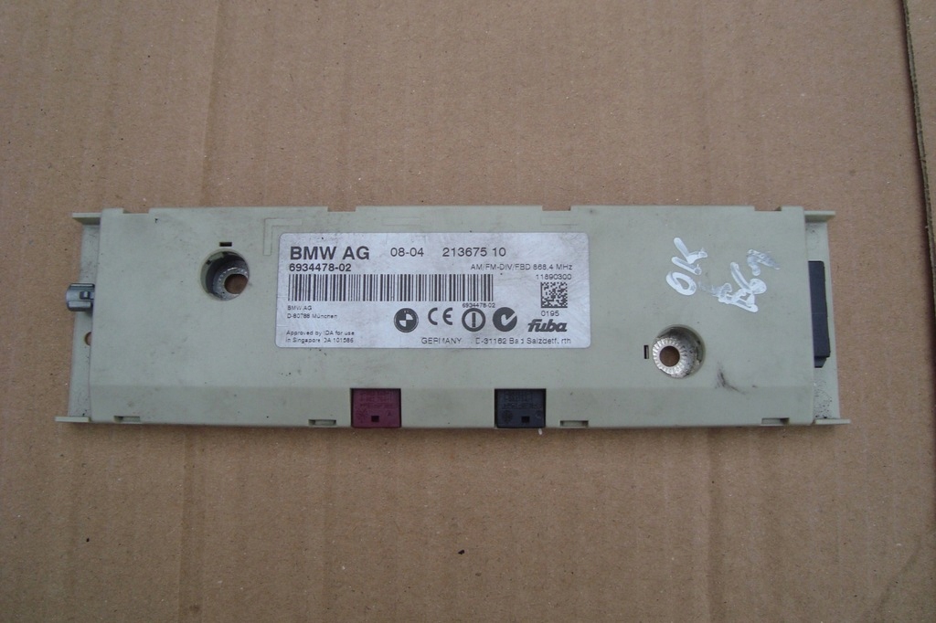 BMW E61 MODUŁ WZMACNIACZ ANTENY DIVERSITY 6934478 - 13001525535 ...