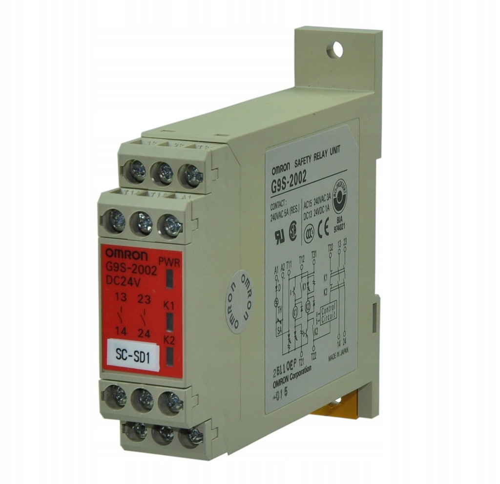 Przekaźnik bezpieczeństwa OMRON G9S-2002 - 10009420795 - oficjalne archiwum Allegro