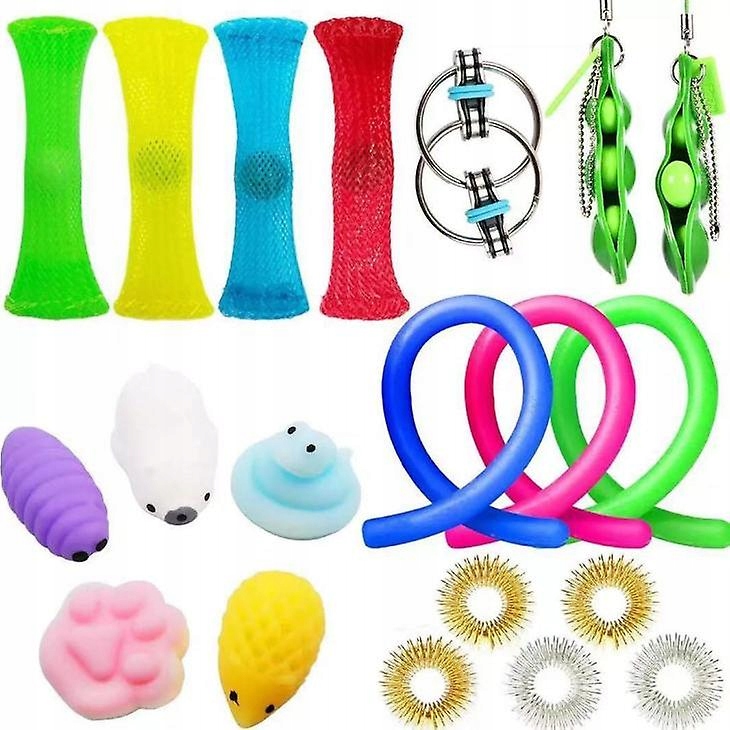 Sensory Fidget Toys Bundle Dna Stress Relief Balls - 12152656061 ...