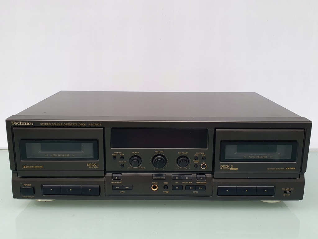 Magnetofon kasetowy Technics rs tr 777 tytanowy - 15194304177 ...