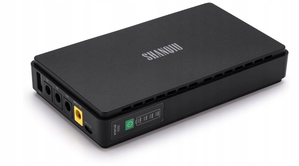 Zasilacz awaryjny UPS do routera, Shanqiu Mini UPS modemu czarny ...