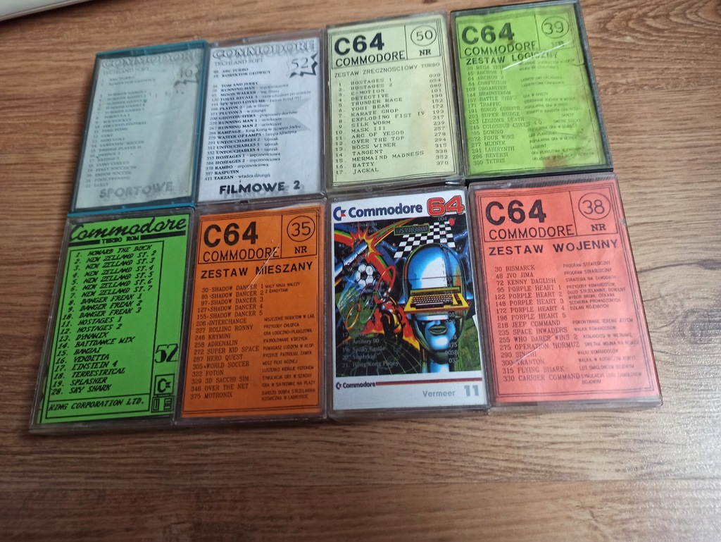 Commodore 64 kasety gry - 12749261889 - oficjalne archiwum Allegro