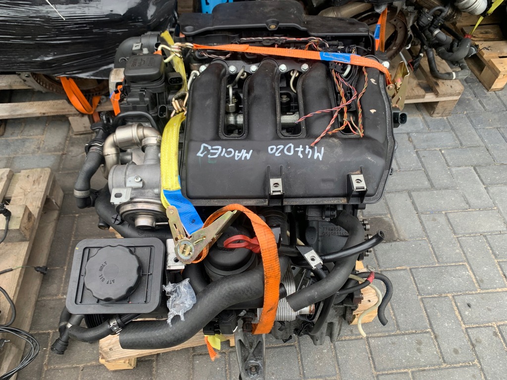 SILNIK BMW 2.0 E87 E90 E46 M47D20 151TYS KOMPLETNY - 12458083946 ...