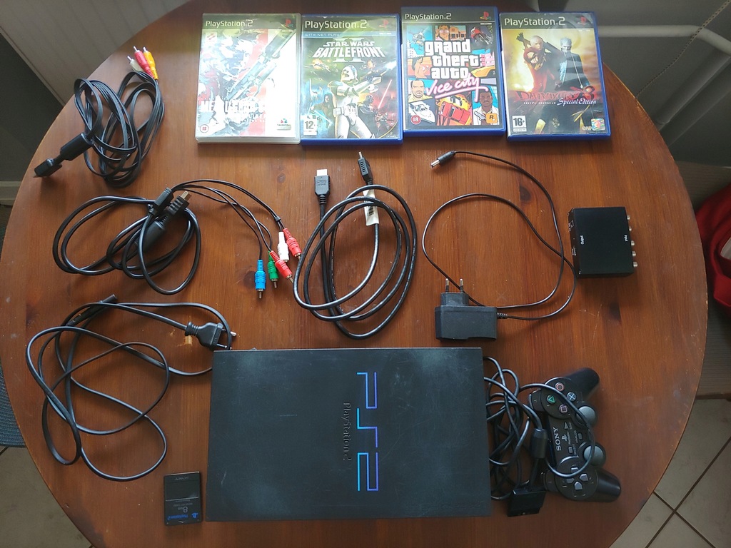 Konsola Sony PS2 SCPH-50004 HDMI+Gry+FreeMCBoot - 13796973958 ...
