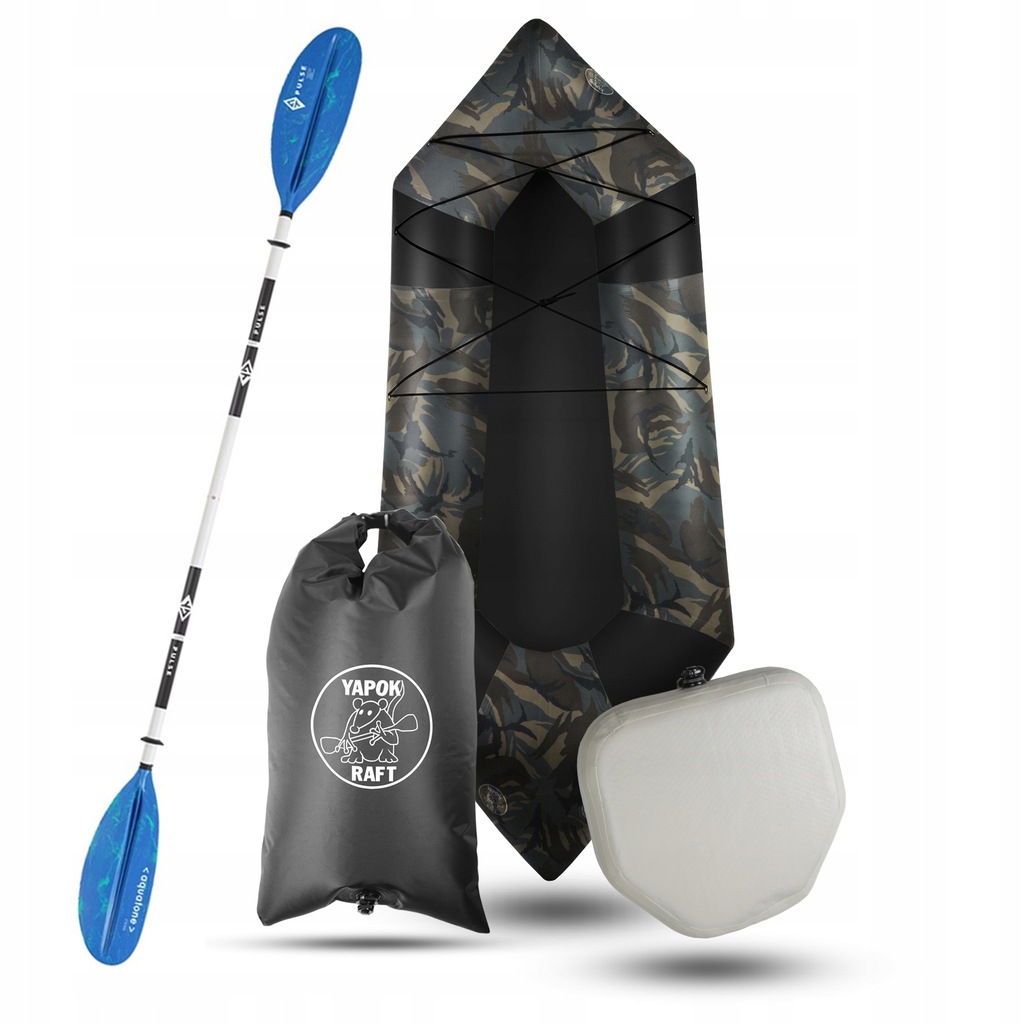 PONTON Kajak PACKRAFT YAPOK BushCraft Zestaw PRO - 13618056139 ...