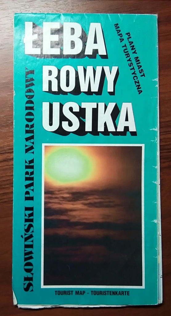 ŁEBA ROWY USTKA plan miasta mapa 1996 r. - 11545717927 - oficjalne ...