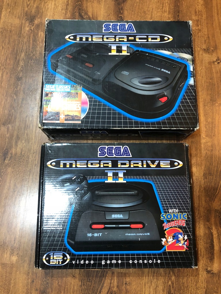 Konsola sega mega drive II sega mega CD - 15128543236 - oficjalne ...