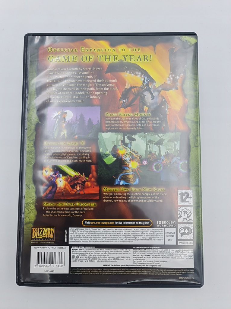 Купить ИГРА ДЛЯ ПК WORLD OF WARCRAFT THE BURNING CRUSADE: отзывы, фото ...