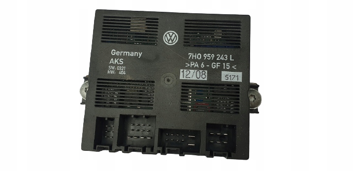 MODUŁ STEROWNIK DRZWI PRZESUWNYCH VW T5 7H0959243L - 10961762477 ...