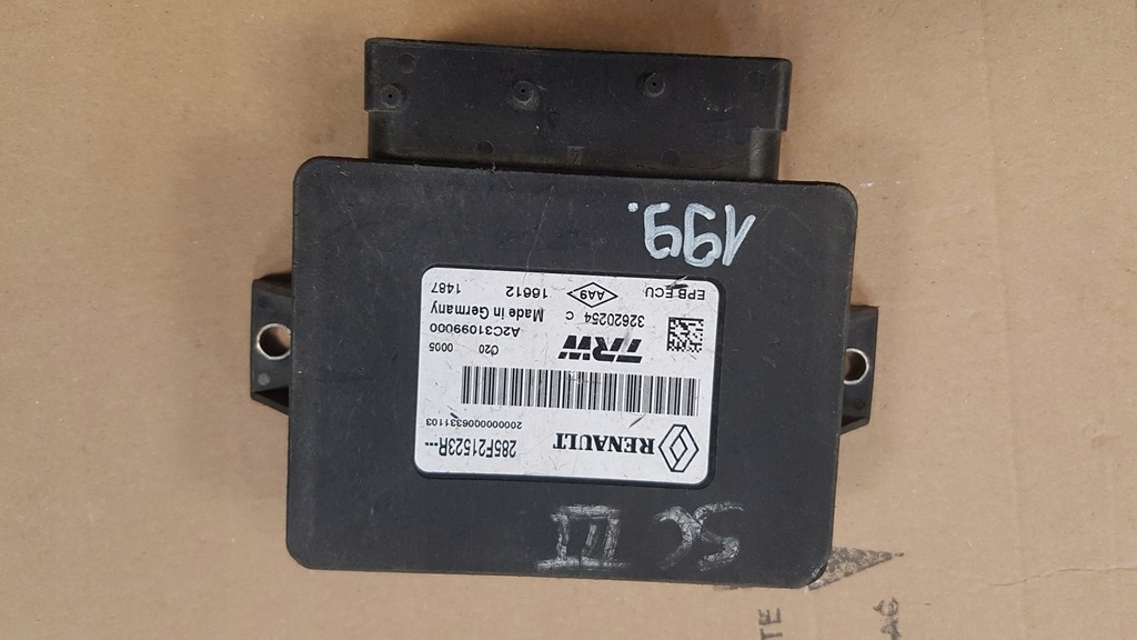 MODUŁ HAMULCA RĘCZNEGO SCENIC III 285F21523R - 13680377276 - oficjalne archiwum Allegro