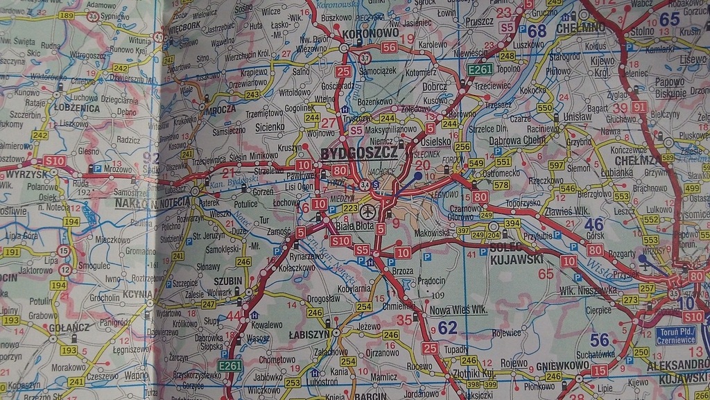 Mapa samochodowa Polski szczegółowa - 9981287904 - oficjalne archiwum ...