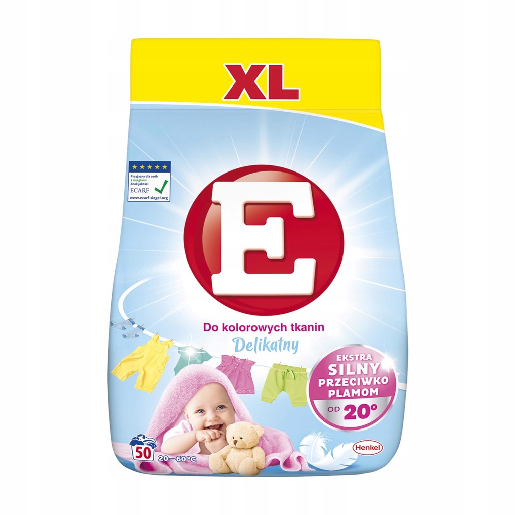 E PROSZEK DO PRANIA 50P 3KG KOLOR DELIKATNY - 13653092390 - oficjalne ...