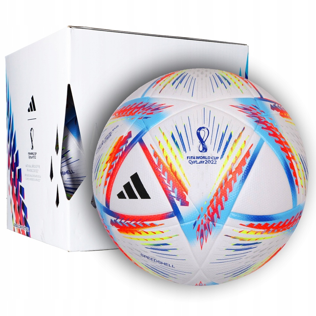 ADIDAS Piłka Nożna AL RIHLA Qatar 2022 Box r.5 - 12646084289 ...