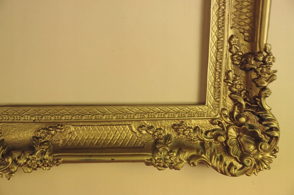 Piękna stara rama od obrazu 95x55 cm ~~od 1 zł BCM - 8996619031 ...