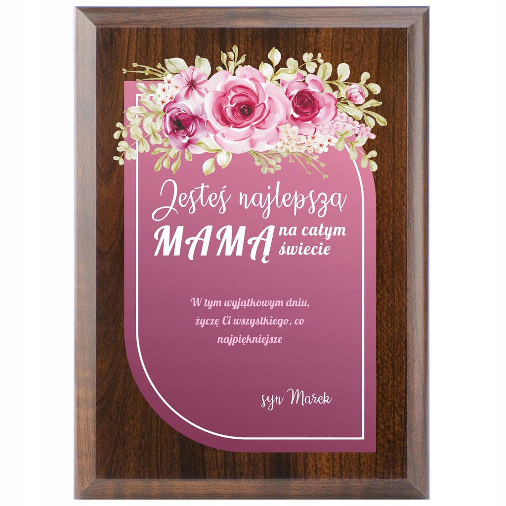 Prezent Dla Mamy Na Urodziny Własnoręczny - Dyplom - 12174310508 - oficjalne archiwum Allegro