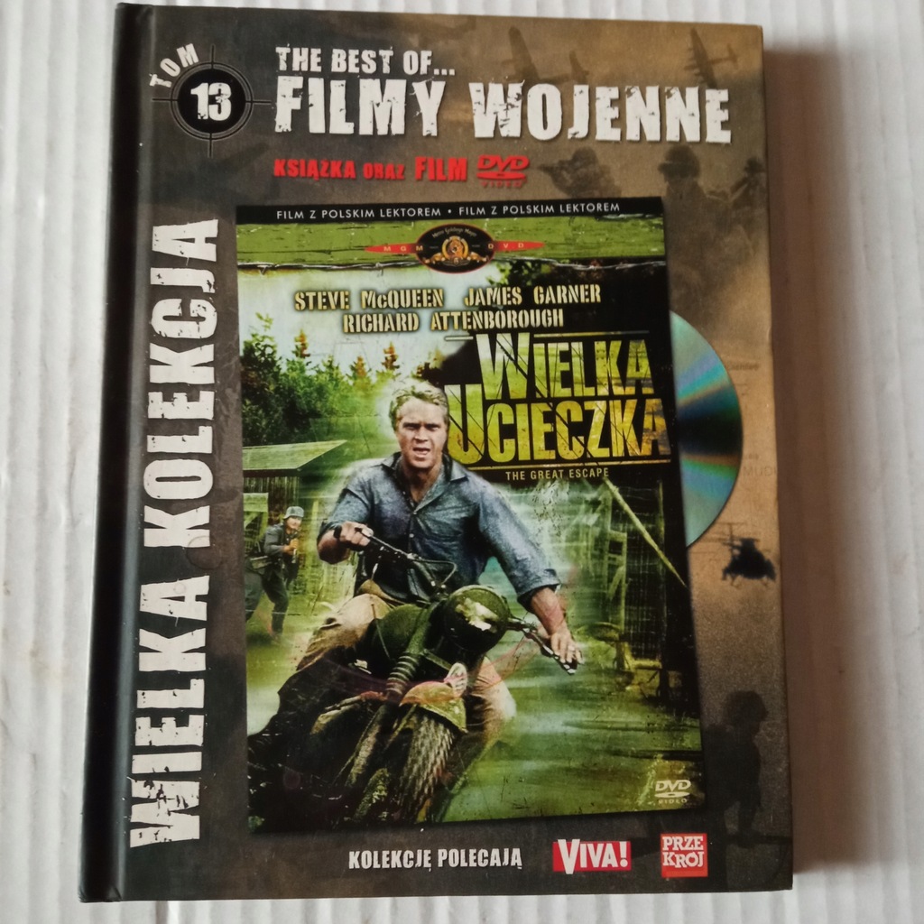 FILM -WIELKA UCIECZKA - PŁYTA DVD.STEVE MCQUEEN. - 13763053468 - oficjalne archiwum Allegro