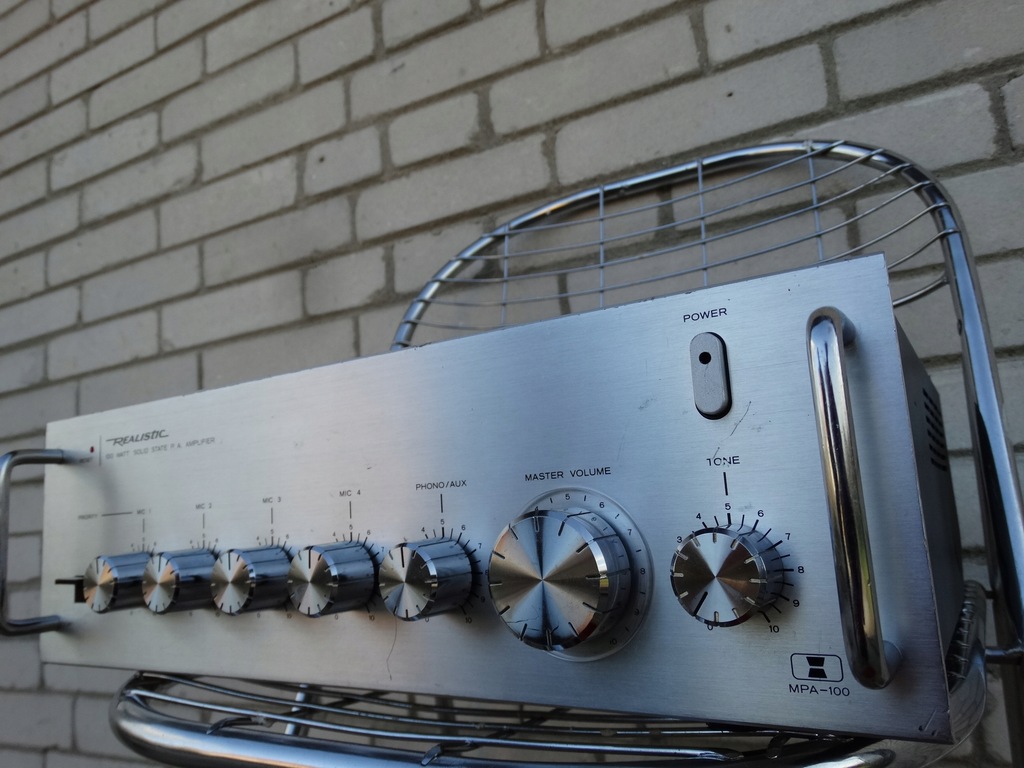 REALISTIC MPA-100 PORZĄDNY MARKOWY WZMACNIACZ!!! - 8670693954 ...