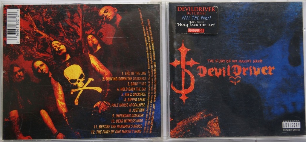 DEVILDRIVER - THE FURY OF OUR MAKER'S HAND #A41/3 - 12421569883 ... DEVILDRIVER - THE FURY OF OUR MAKER'S HAND #A41/3 - 12421569883 ...