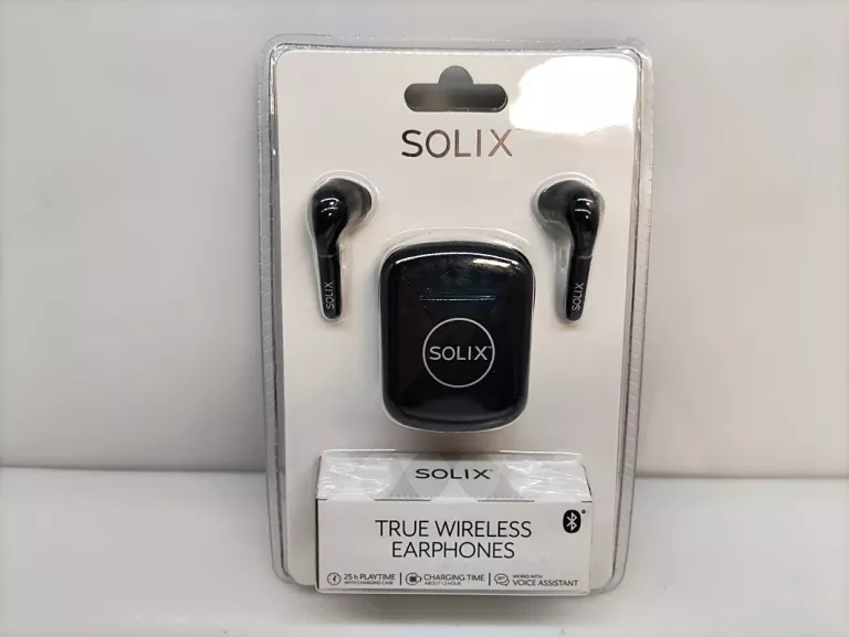 SŁUCHAWKI BEZPRZEWODOWE CZARNE DOUSZNE SOLIX - 12917692711 - oficjalne ...