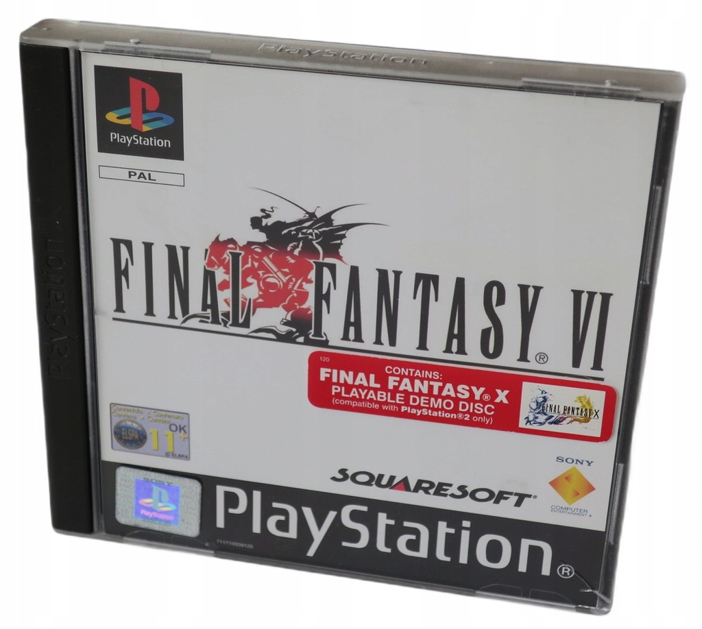 PS1 FINAL FANTASY VI 6 + DEMO FFX PLAYSTATION 1 - 12278739286 ...