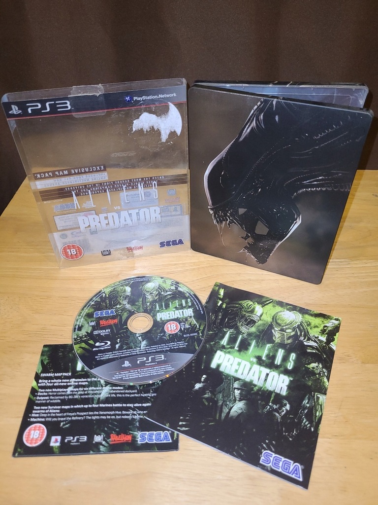 ALIENS VS VERSUS PREDATOR - PS3 STEELBOOK UNIKAT - 11555304708 ...