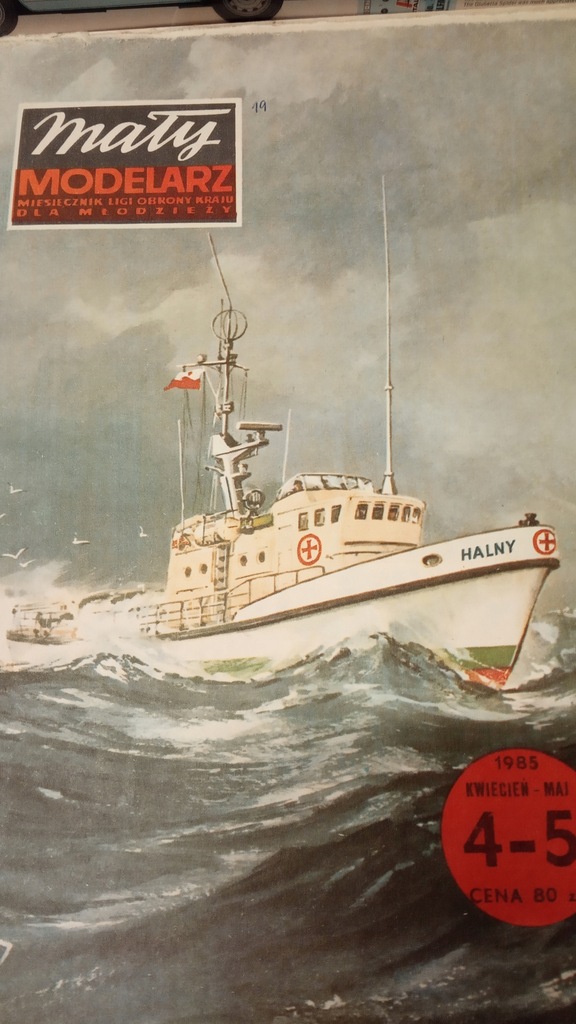 MM 1985r. nr.4-5 Statek Polskiego Ratownictwa Okrętowego " HALNY ...