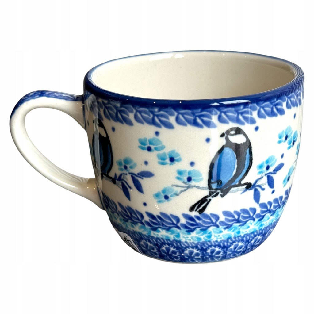 Kubek mały, kubeczek, filiżanka Sikorki 170 ml 2679 Ceramika Bolesławiec - 16717460241 ...