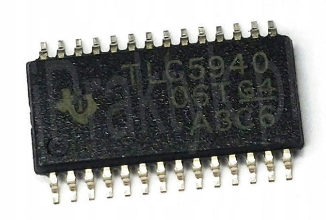 TLC5940 PWPR 16-kan. sterownik PWM LED Arduino SMD - 9252394224 - oficjalne archiwum Allegro