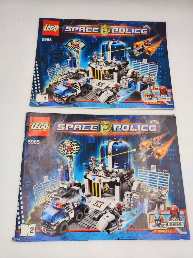 (18) LEGO INSTRUKCJA 5985 SPACE POLICE CENTRAL 2010r. - 15183134860 ...