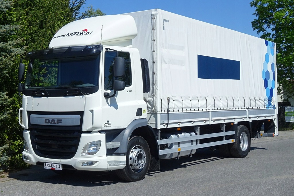 DAF CF 250 Euro 6 burto - firanka z windą,706 - 13665849531 - oficjalne ...