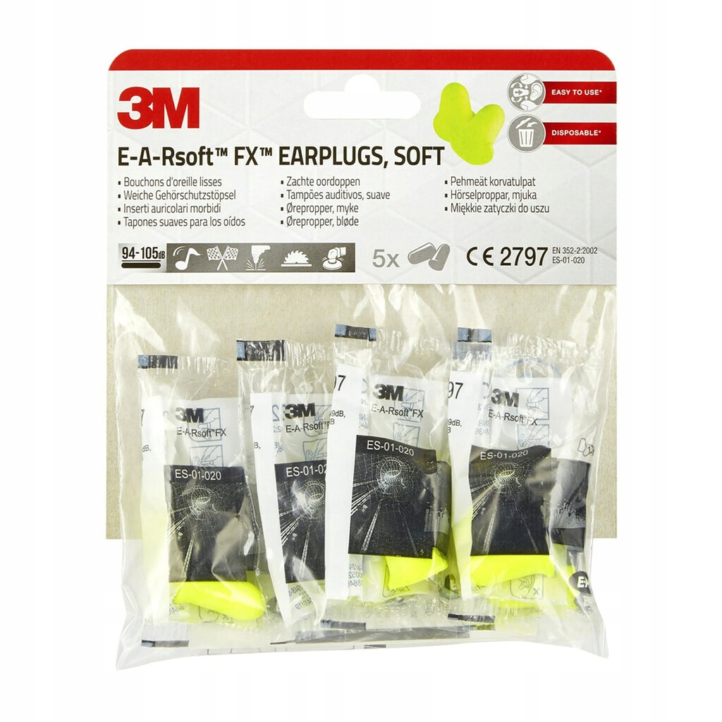 3M Stopery do uszu E-a-RSoft FX - 14528096107 - oficjalne archiwum Allegro