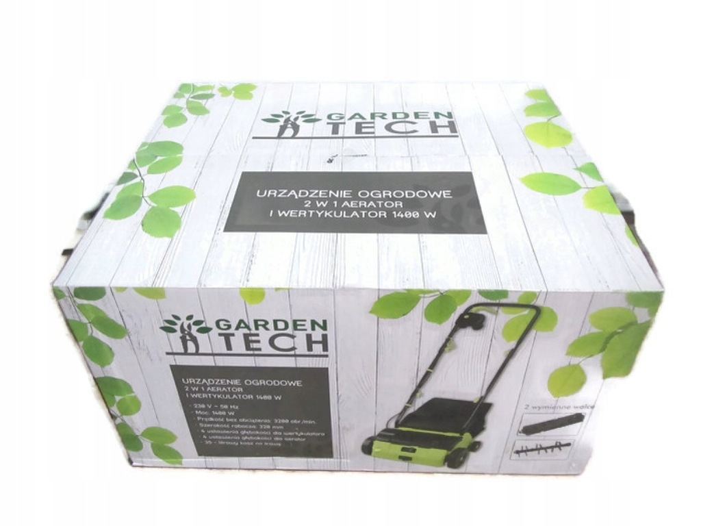 GardenTech Urządzenie ogrodowe 2w1 aerator i wert - 12274098921 - oficjalne archiwum Allegro