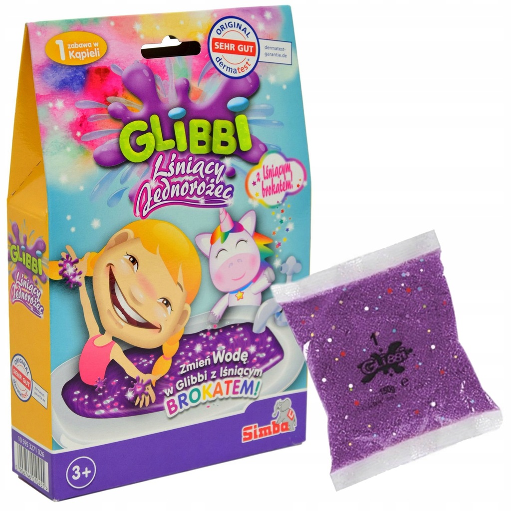 GLIBBI ŻELKOWA GALARETKA DO KĄPIELI BROKAT SIMBA - 8147837935 - oficjalne archiwum Allegro