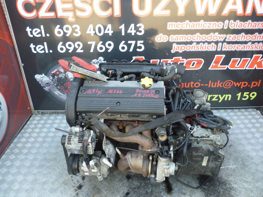 SILNIK ROVER 75 1.8 TURBO 18K4G 169 TYS KOMPLETNY - 12348192720 ...