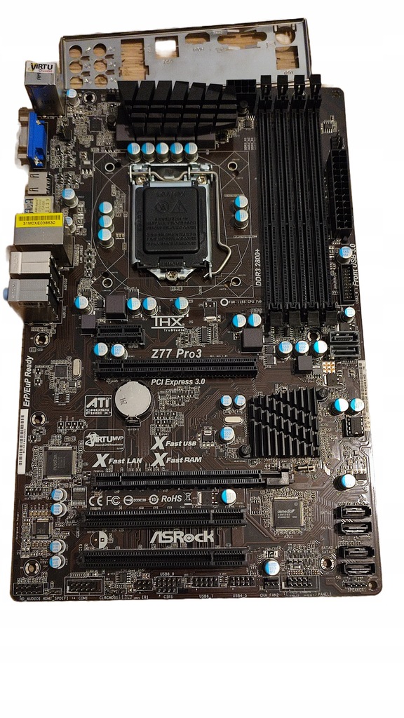 Płyta główna ASRock Z77 Pro3 ATX - 13524200105 - oficjalne archiwum Allegro