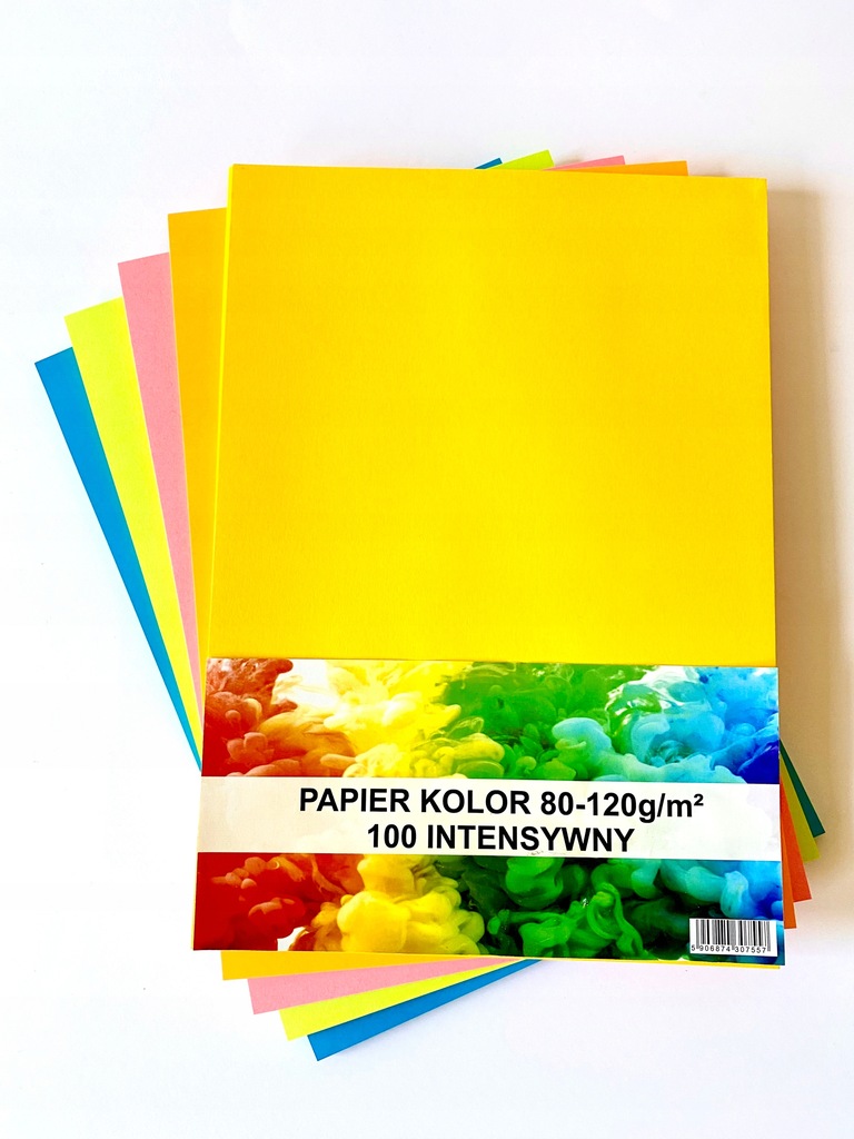 Papier Ksero KOLOR Intensywny A4/100 arkuszy !!! - 12644284135 - oficjalne archiwum Allegro