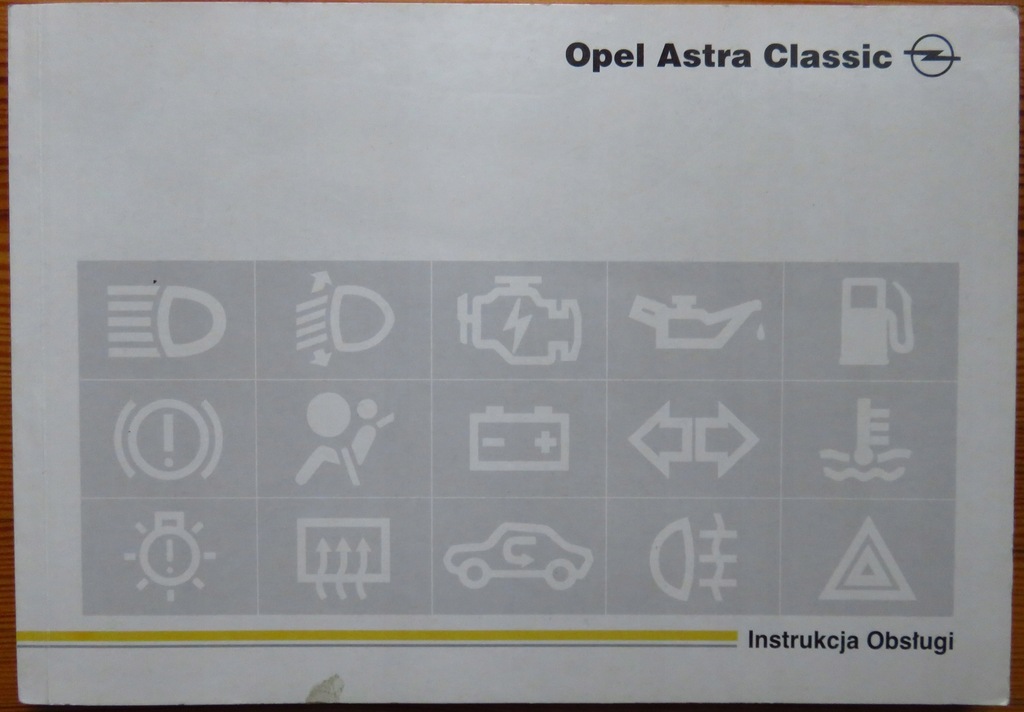 Opel Astra Classic Instrukcja obsługi - 9974370559 - oficjalne archiwum Allegro