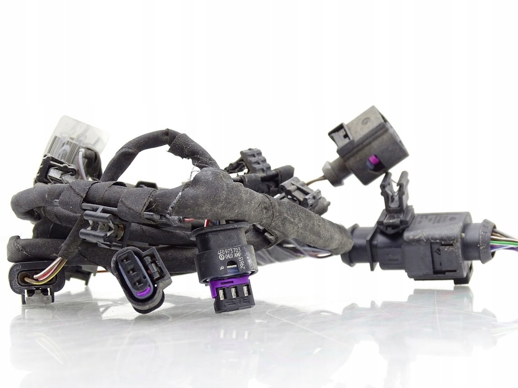 WIĄZKA CZUJNIKÓW PDC ZDERZAKA TYŁ VW PASSAT B7 3A - 12406152929 ...