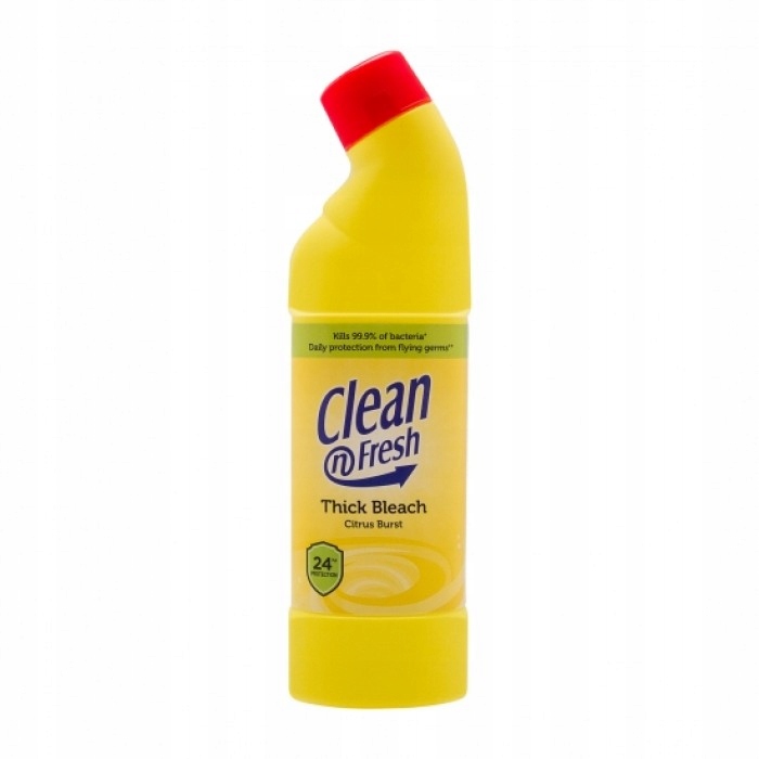 CLEAN&FRESH BLEACH CITRUS Żel do WC 750 ml UK - 9771670370 - oficjalne ...