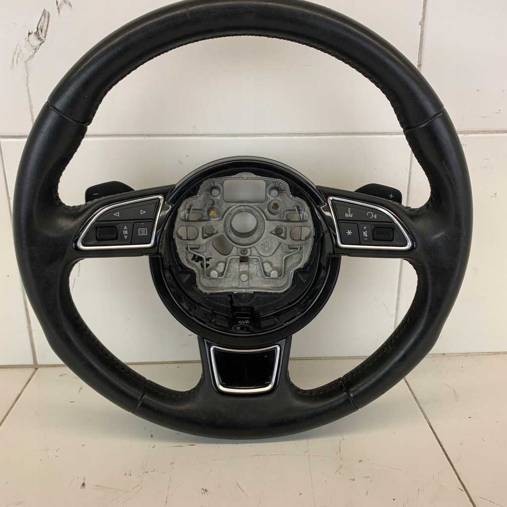 Kierownica skóra S-line AUDI A6 C7 4G LIFT 17r - 13017172451 - oficjalne archiwum Allegro