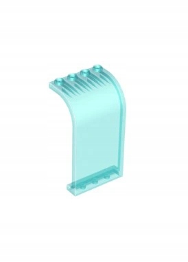 LEGO 2571 Panel 3x4x6 szyba trans light blue - 12235741331 - oficjalne ...