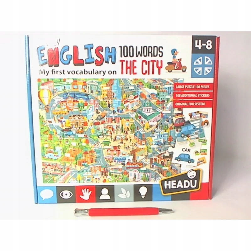 HEADU Easy English 100 słów miasto wiek - 12368622220 - oficjalne archiwum Allegro