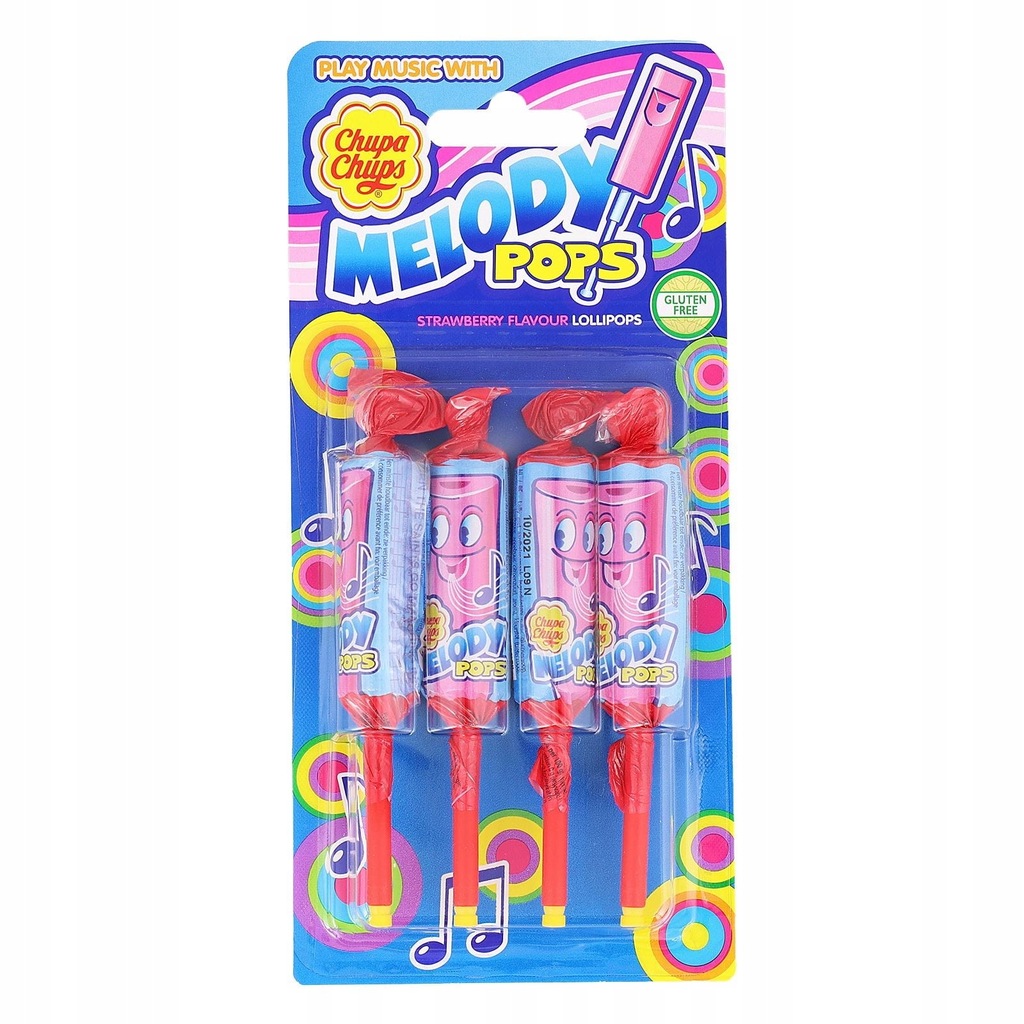 Chupa Chups Melody Pops 4 x 15 g - 13274140930 - oficjalne archiwum Allegro