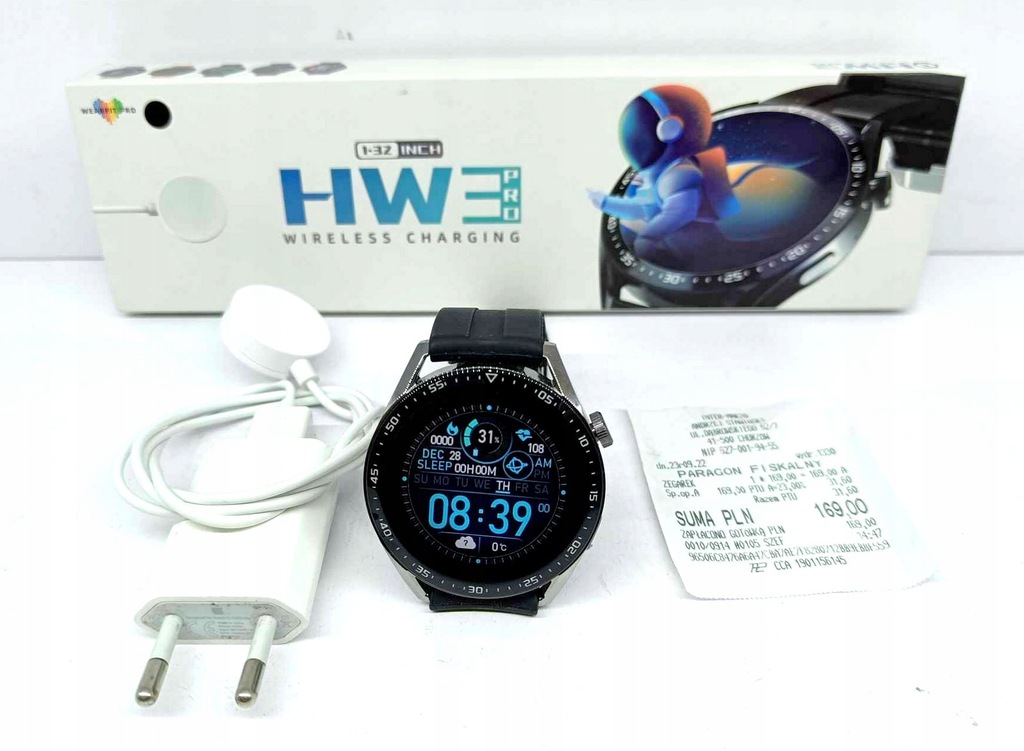 SMARTWATCH WEARFIT HW3 PRO KOMPLET SUPER STAN - 15186892543 - oficjalne ...