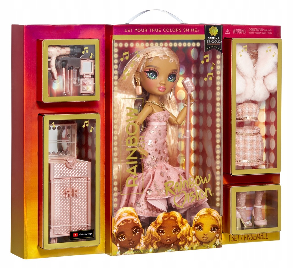 Rainbow High Modna lalka Sabrina St. Cloud Vision - 14687133039 ...