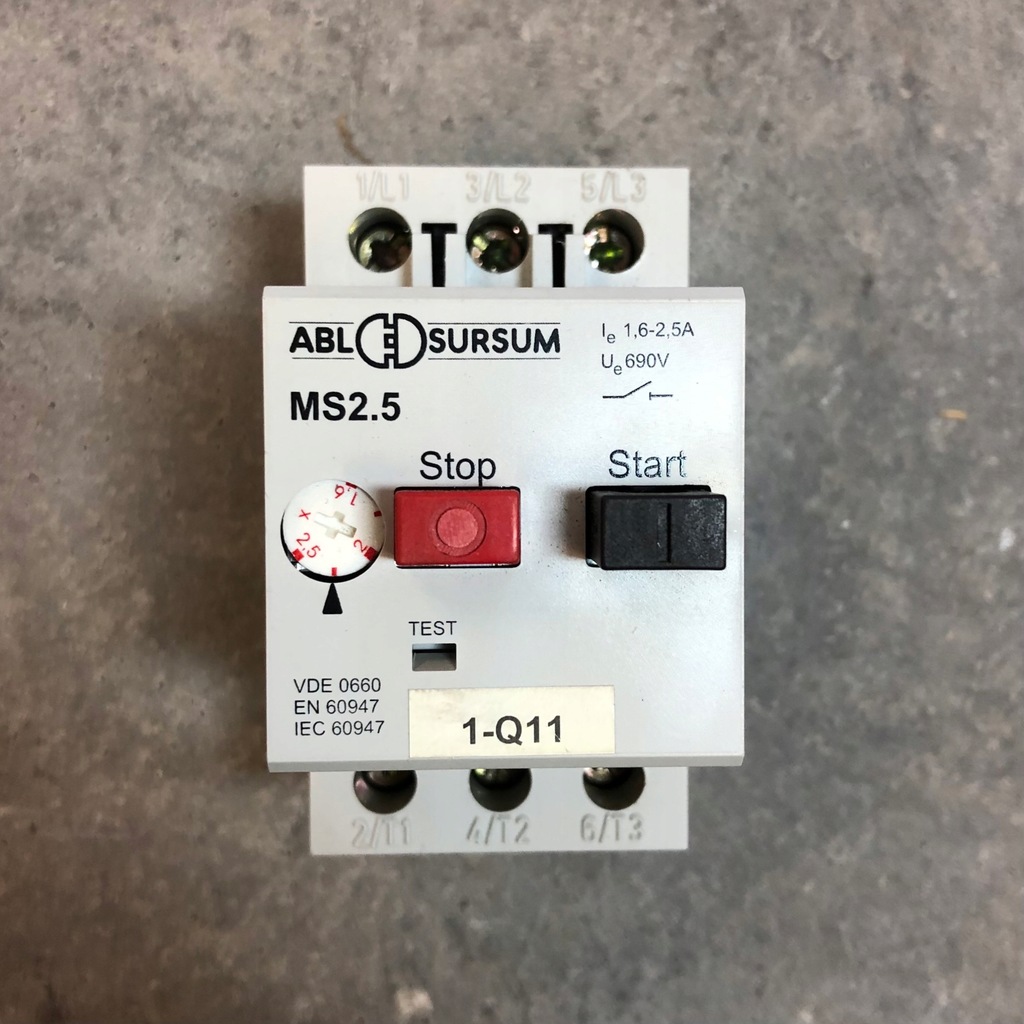 Wyłącznik silnikowy ABL SURSUM MS2.5 - 12376096974 - oficjalne archiwum Allegro