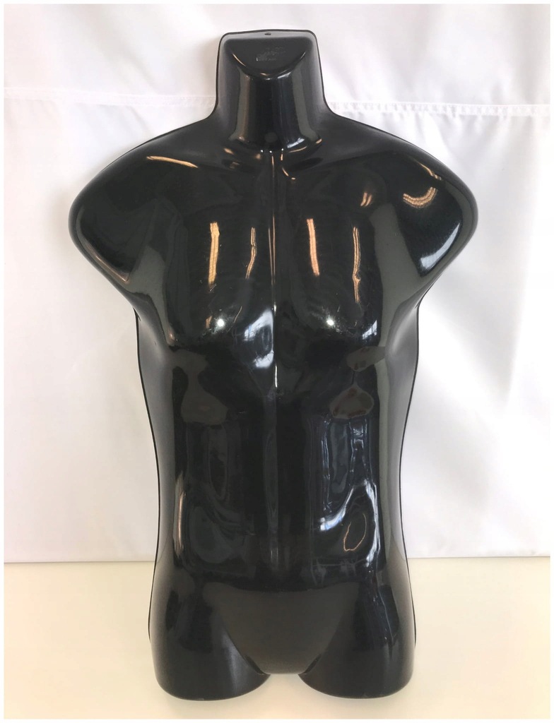 MANEKIN MĘSKI TORS CZARNY POŁYSK - 14204681294 - oficjalne archiwum Allegro